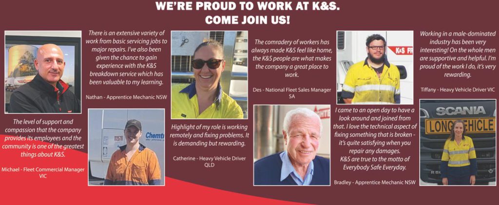 Move your career and life with K&S Freighters
