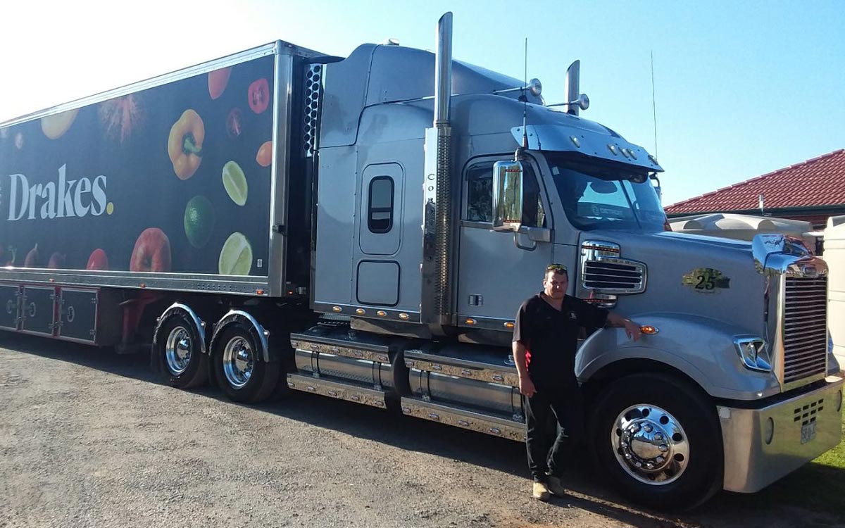 Eagle-eyed truckie comes to crash victim’s aid