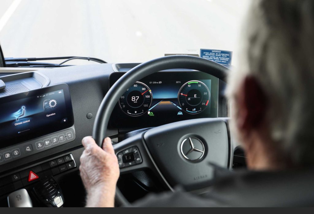Mercedes-Benz Actros boasts a driver-assist first in Australia