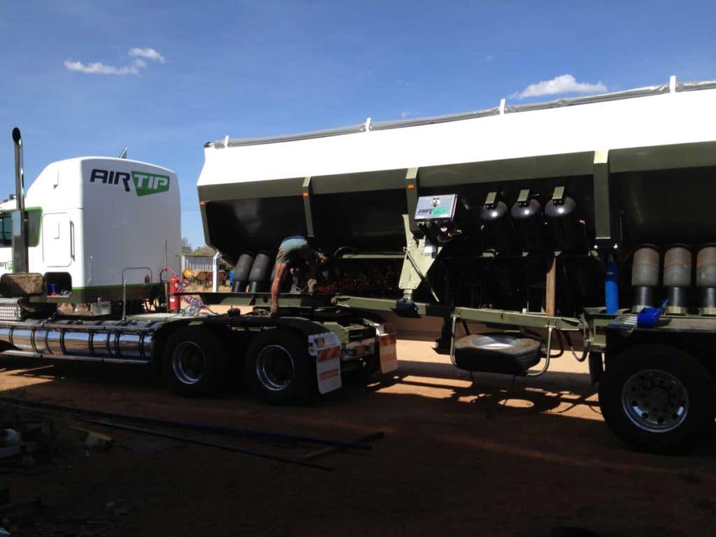 $553k boost for NT's world-first air-powered, side-tipping trailer ...
