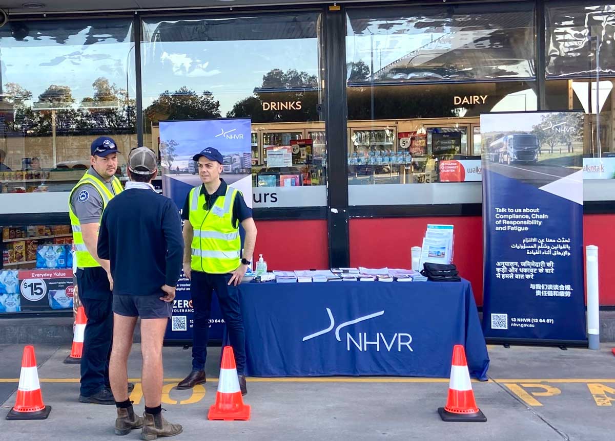 Truckies invited to stop for a chat with the NHVR