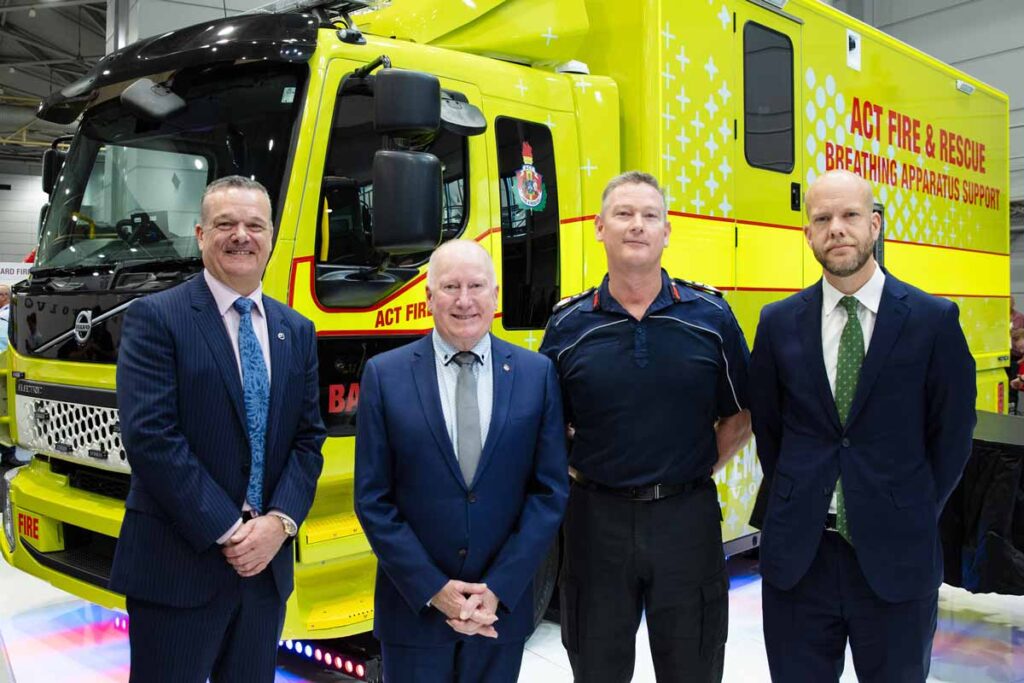 Volvo unveils its first electric emergency services truck