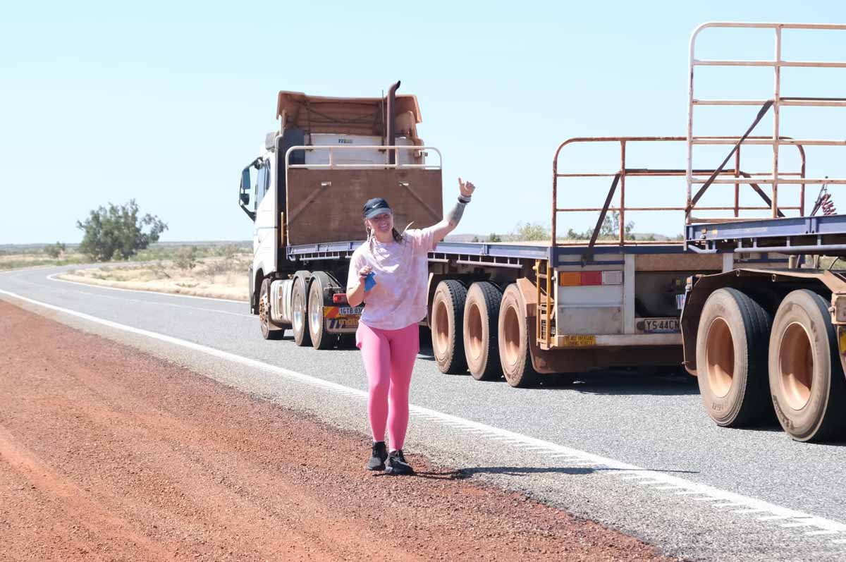 1600km run from Pilbara to Perth: ‘The truckies helped me through’