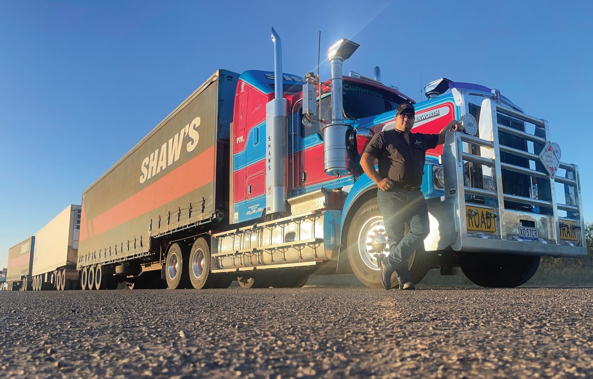 Road train driver makes childhood dream come true
