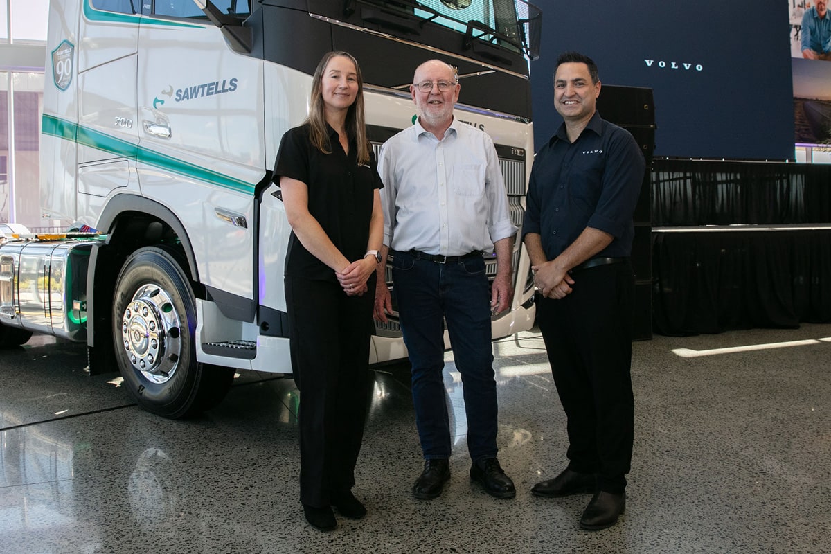 Sawtells celebrates 90 years in business with new Volvo FH16