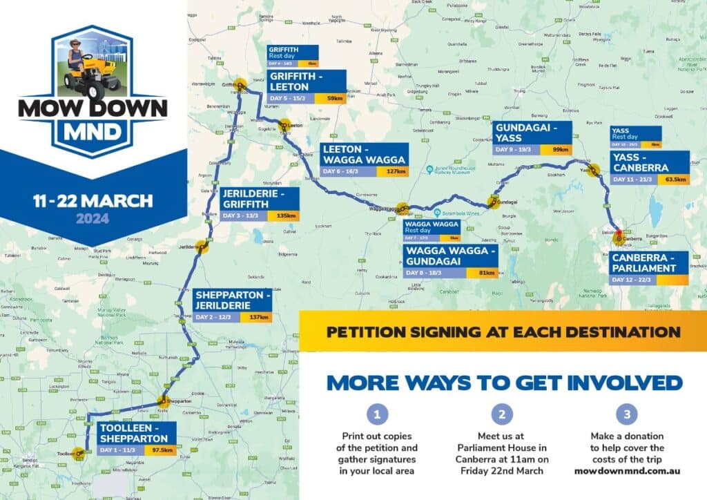 Courageous truckie sets date for ‘Mow Down MND’ as he strives to make a ...