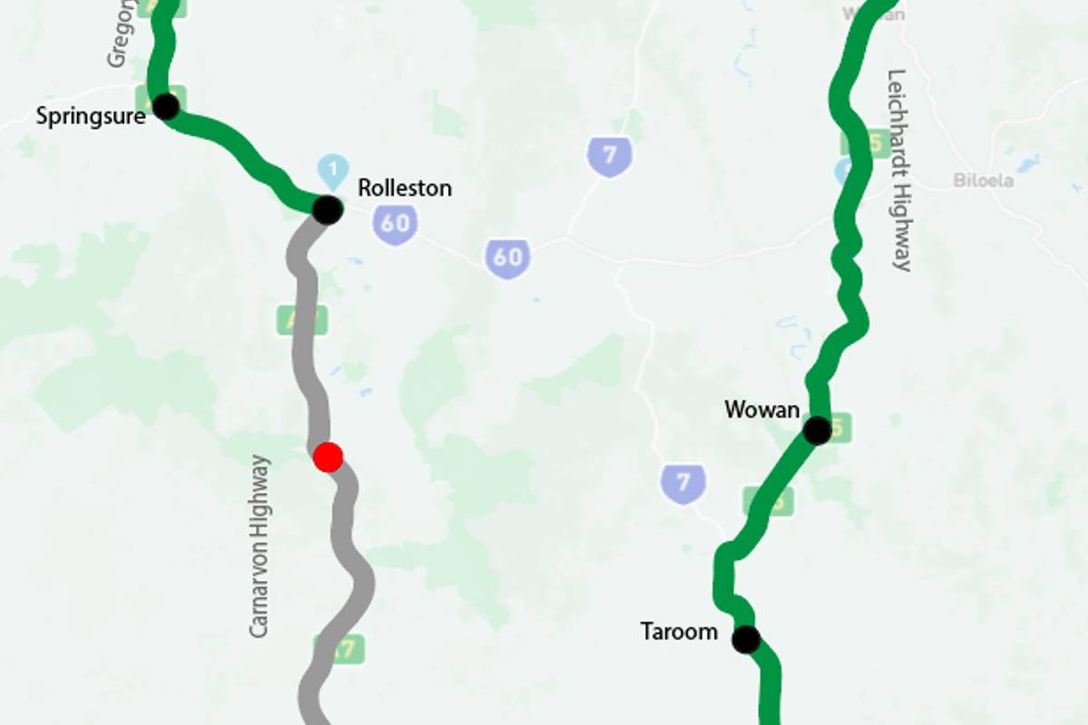 Further restrictions for truckies at Dawson River Bridge