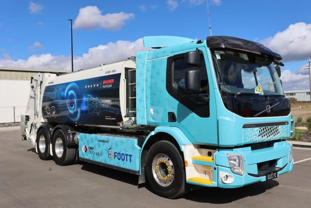 Waste company the first to trial rear loader electric truck on regional ...