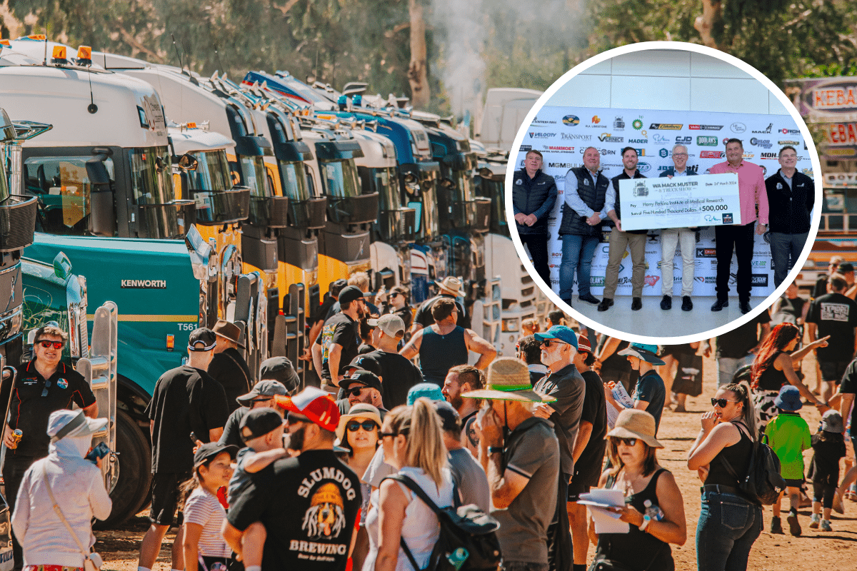 WA Mack Muster donates $500,000 to cancer research