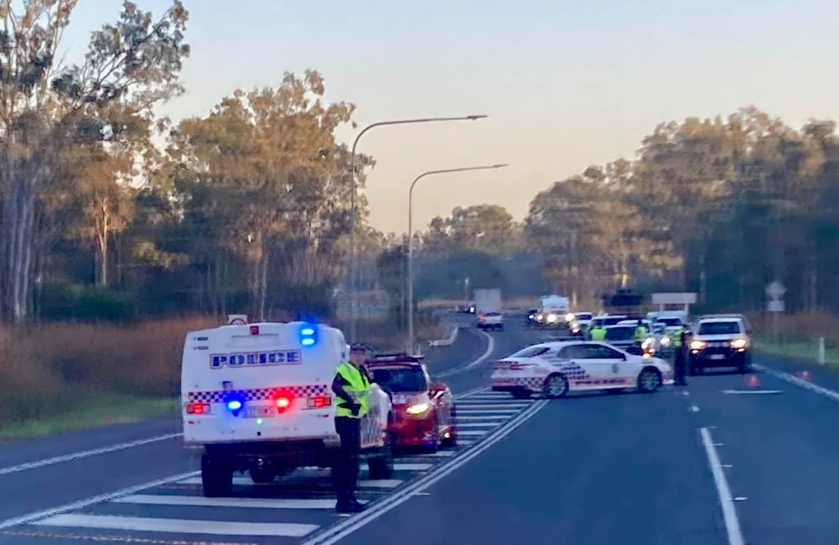 Alternative routes in place following truck explosion on Bruce Highway