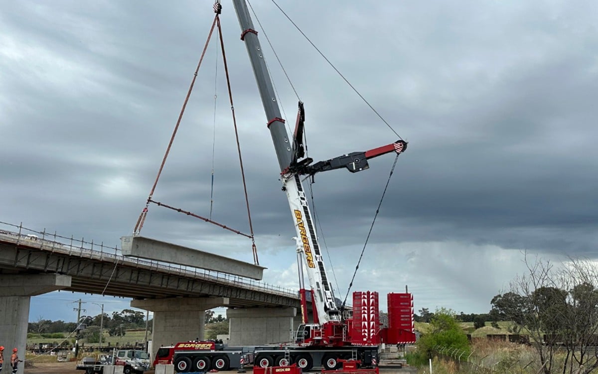 Bridges taking shape as part of $287.2 million Parkes Bypass project