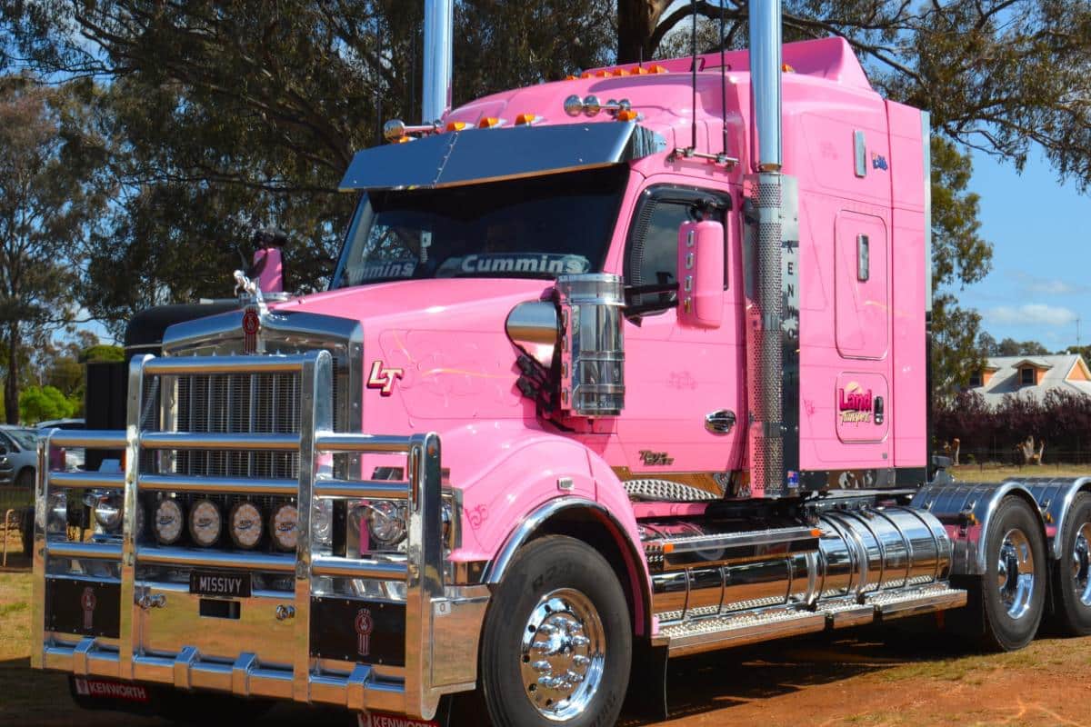 Pink Freightliner