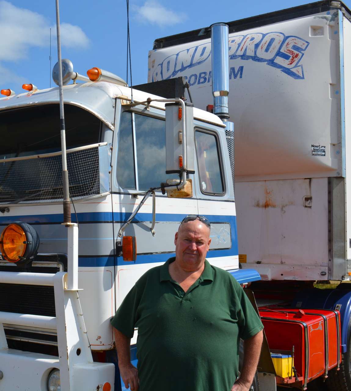 Hef's historic hauler on show