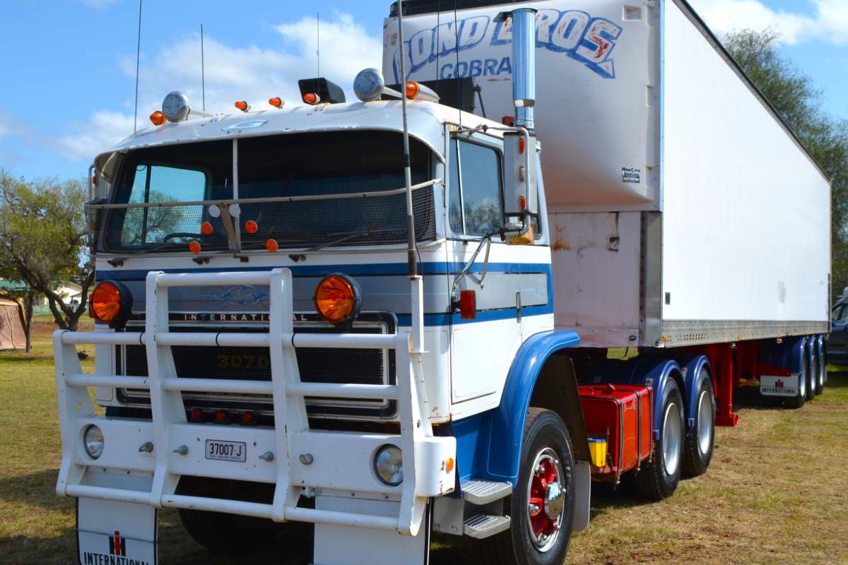 Hef's historic hauler on show