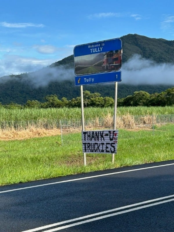 Tully residents thank truckies for keeping their town stocked and ...