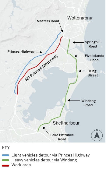 Detours ahead for truckies using M1 Princes Motorway