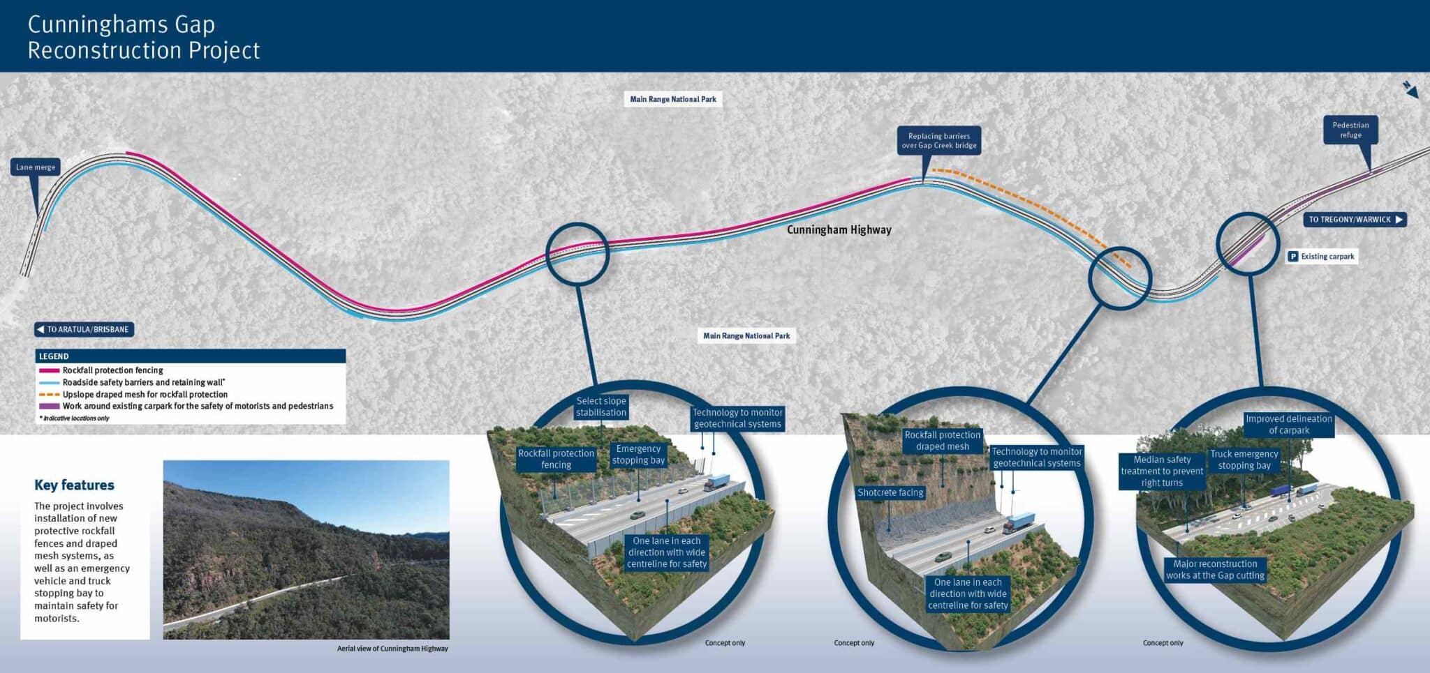 Updated design to fast-track repairs at Cunninghams Gap