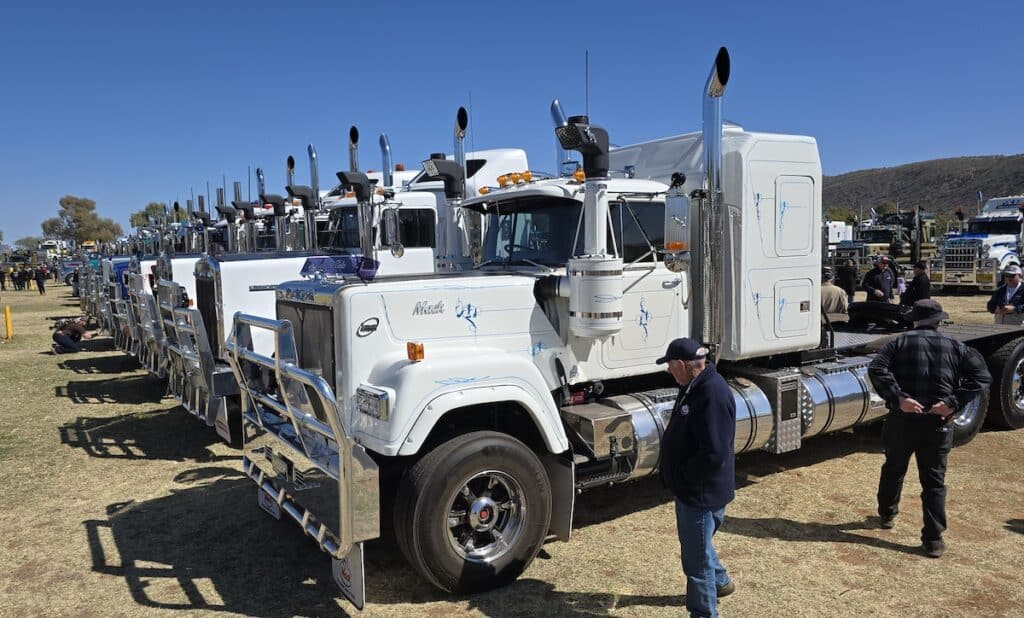 Truck parade impresses crowds during Festival of Transport