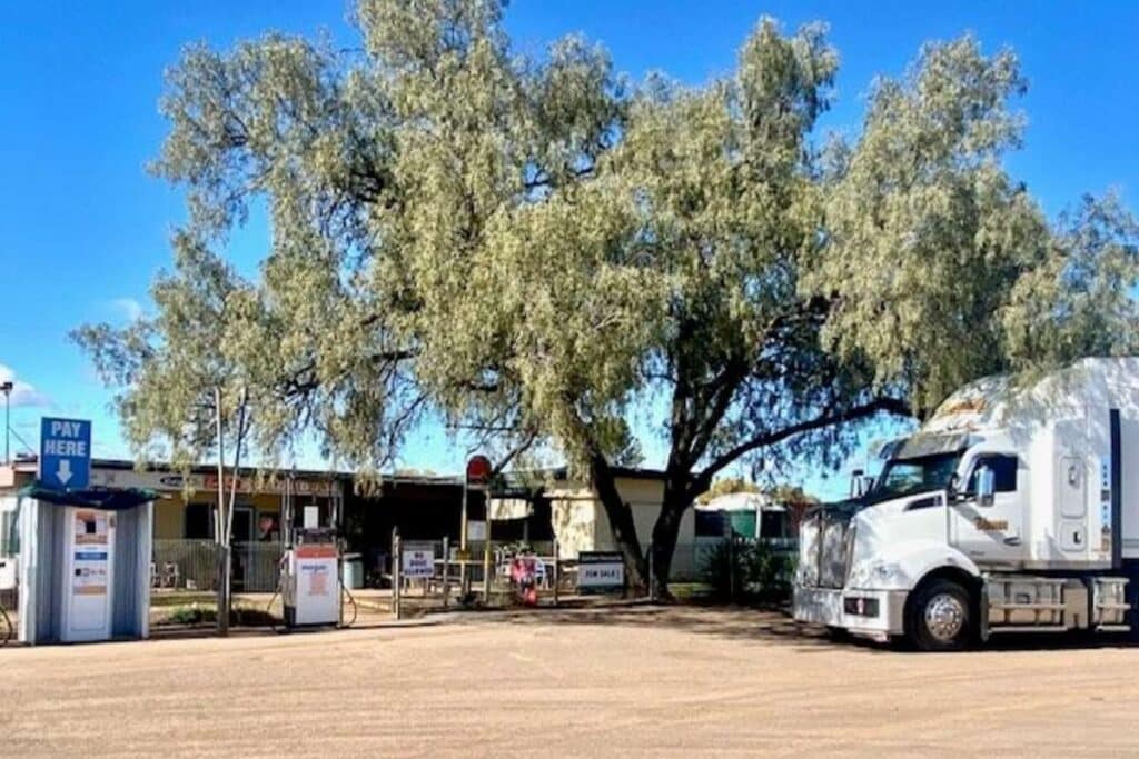 Old-style roadhouse popular stop for interstate truckies