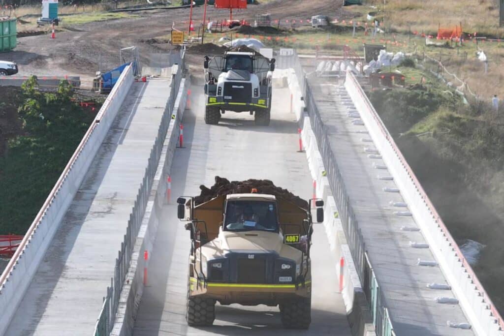Bridges open early as $700m bypass takes shape