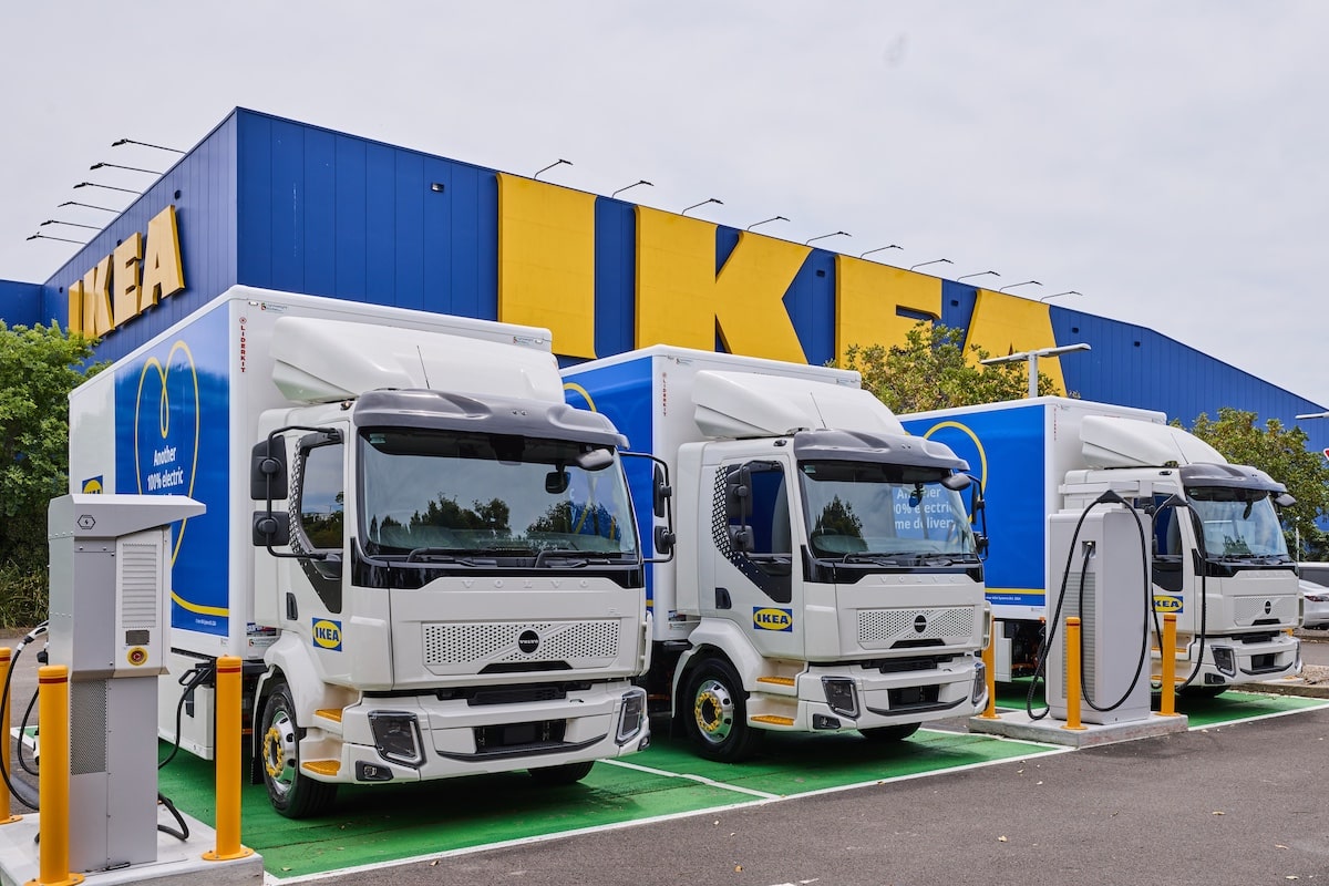 IKEA Australia adds four electric Volvo FL trucks