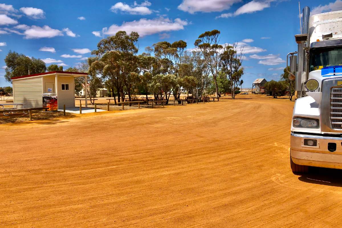 Truckies sing praises of small town's rest area opening