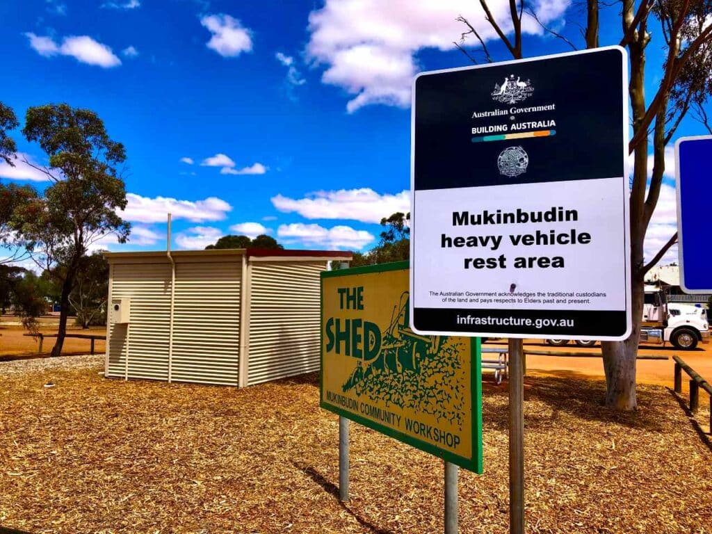 Truckies sing praises of small town's rest area opening