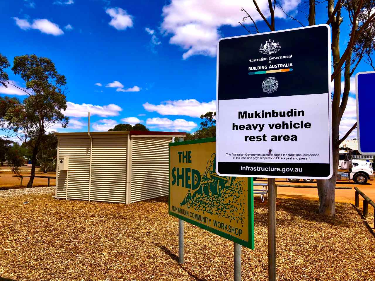 Truckies sing praises of small town's rest area opening