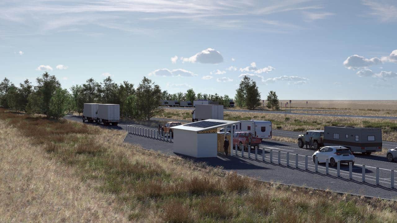 Upgrade work begins on Tycannah rest areas for truckies
