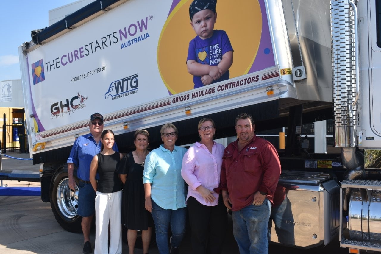 New truck and dog unveiled in support of children’s cancer charity