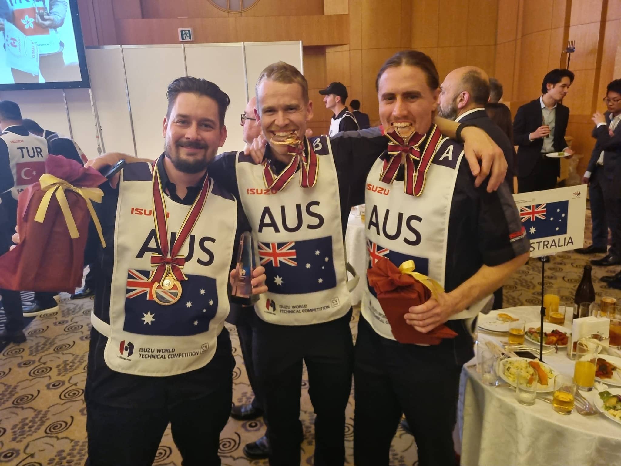 Winners are grinners: Aussie technicians score podium finish in Japan