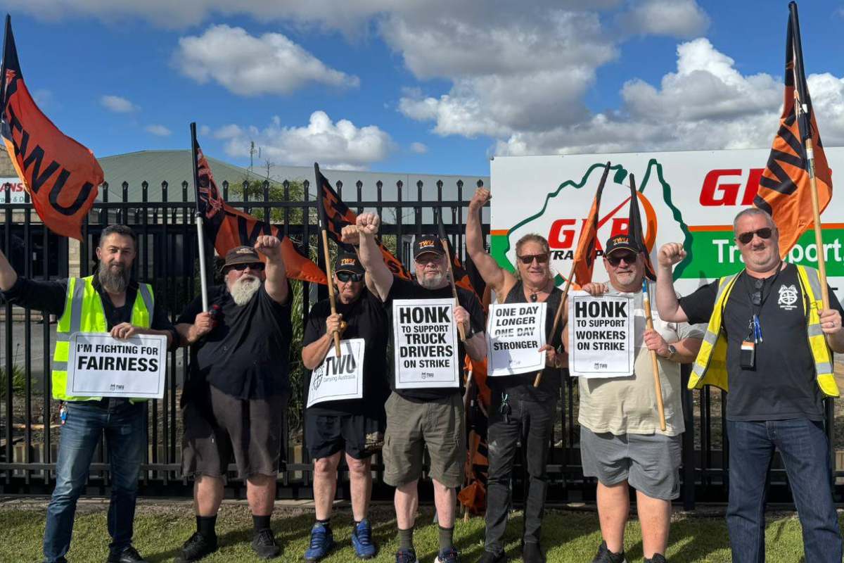 Pay win for truckies at GKR Transport after strike action