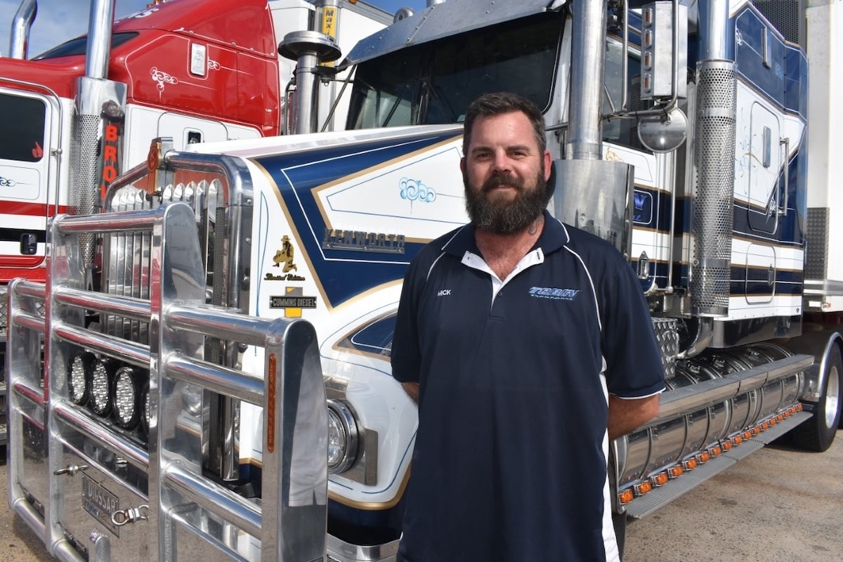 Brisbane truckie keeps on trucking on