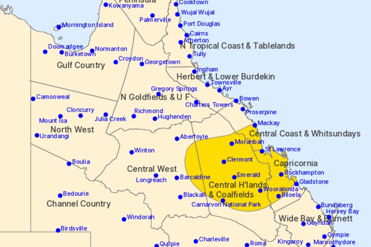 Flash flooding warning as ex-Tropical Cyclone Koji moves inland