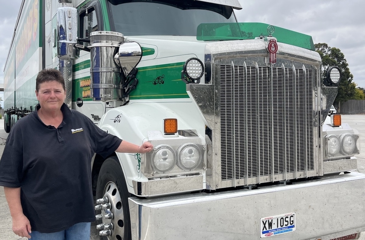 Driving dream comes true for go-getting truckie