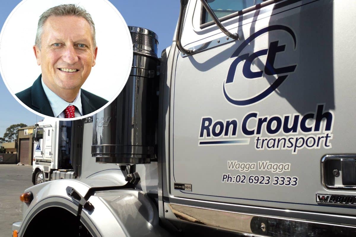 Bittersweet sign-off for Ron Crouch Transport boss