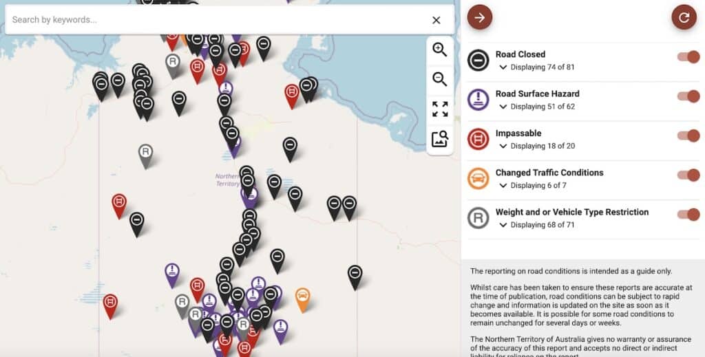 Major NT flooding closes key freight routes