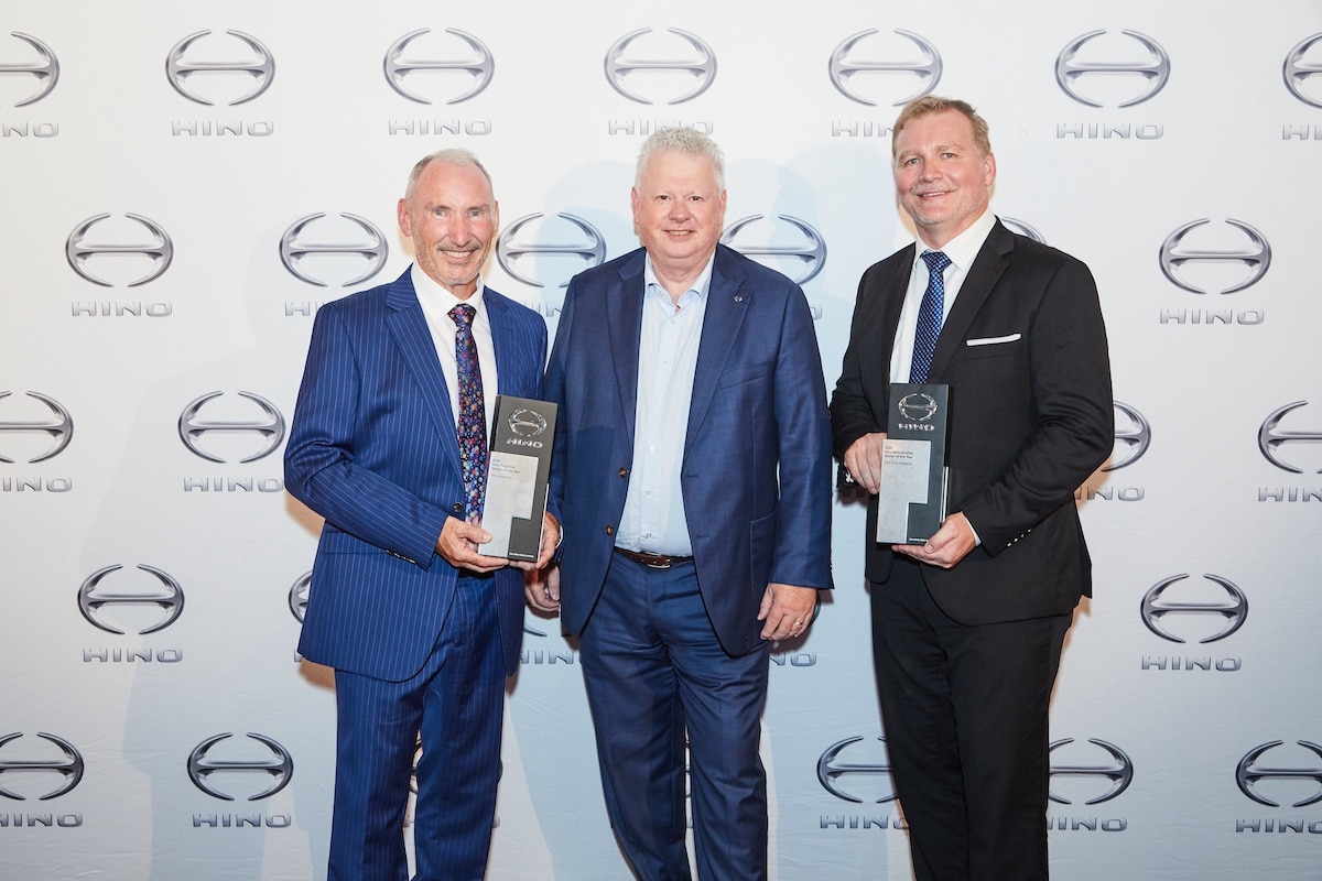 Hino awards its top performing dealers