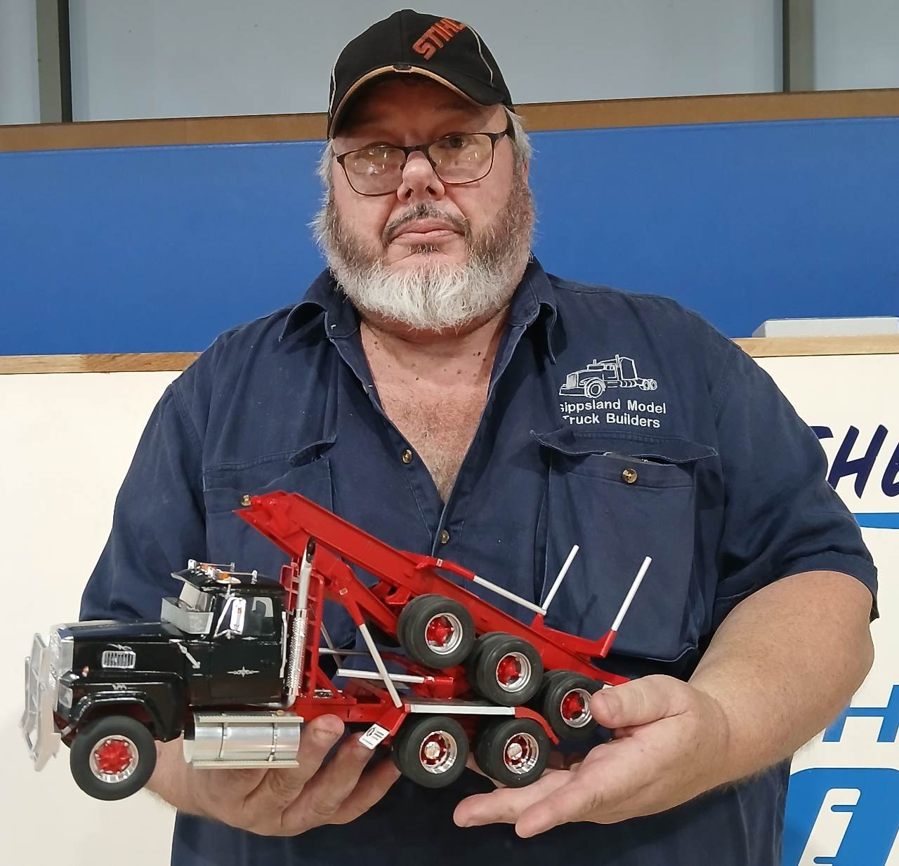 Andrew’s model trucks are making their mark