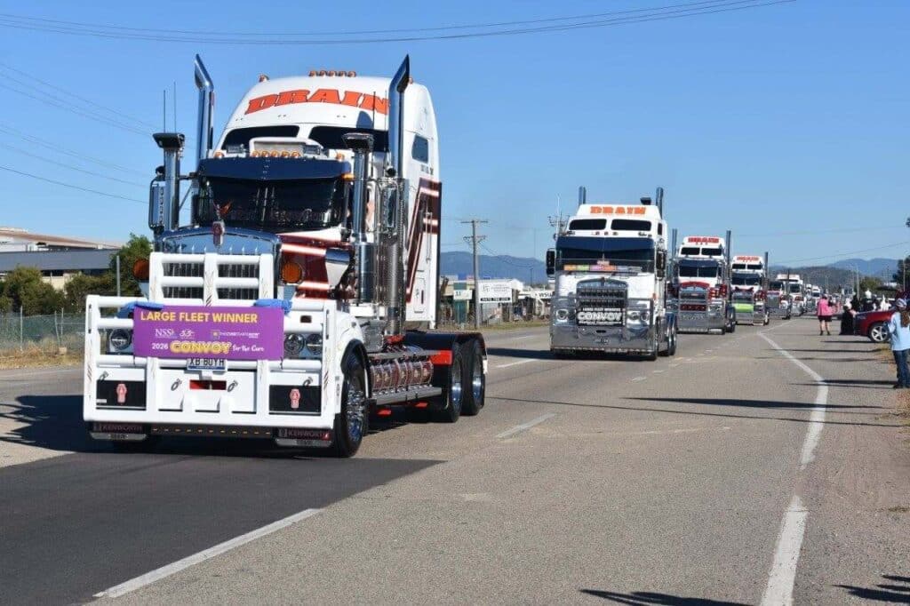 Truckies help deliver hope with record fundraising convoy
